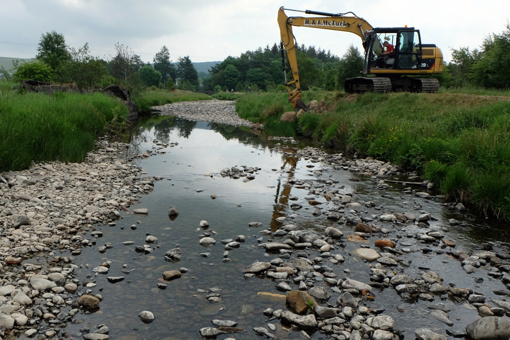 Muck Water habitat improvements | Ayrshire Rivers Trust